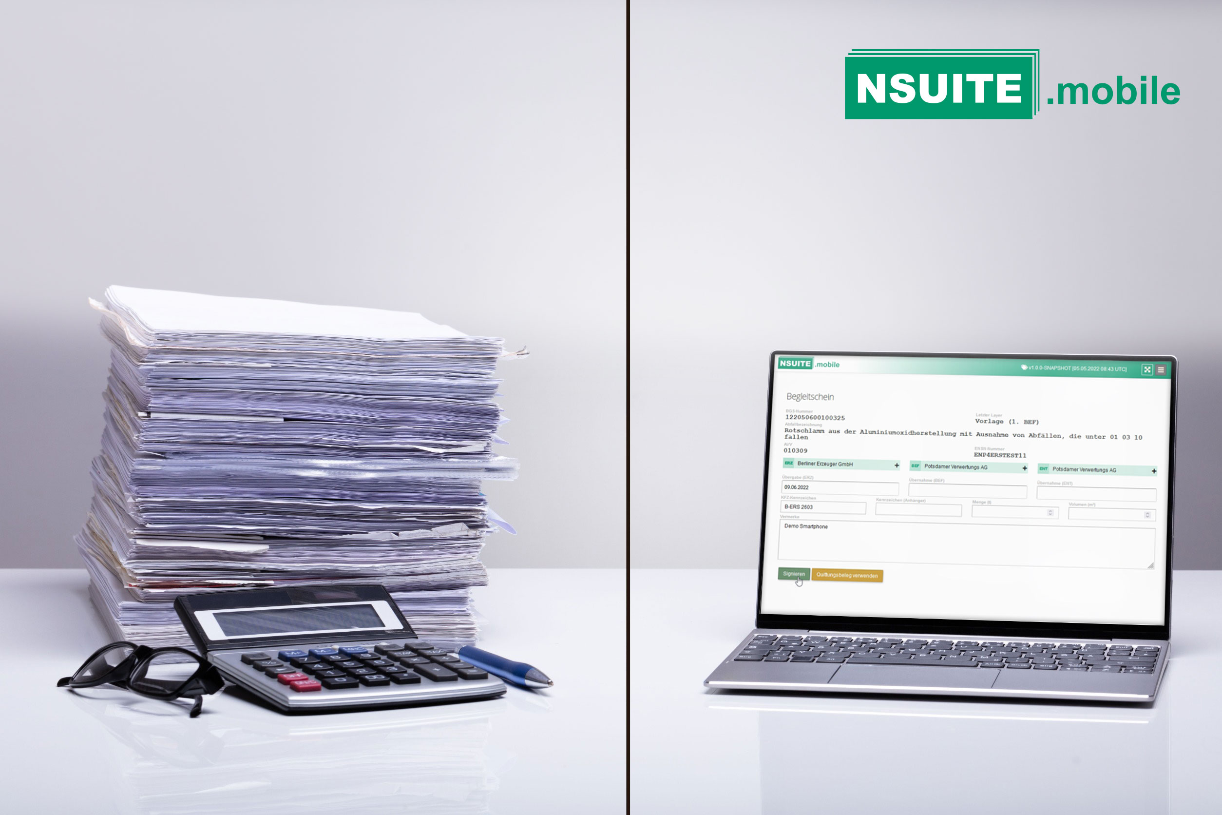 NSUITE.mobile - Fern­signatur­lösung im produktiven Einsatz - NSUITE